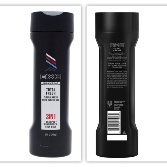 Axe | Grooming | Axe Total Fresh 3 In Shampoo Conditioner Body Wash 12 ...